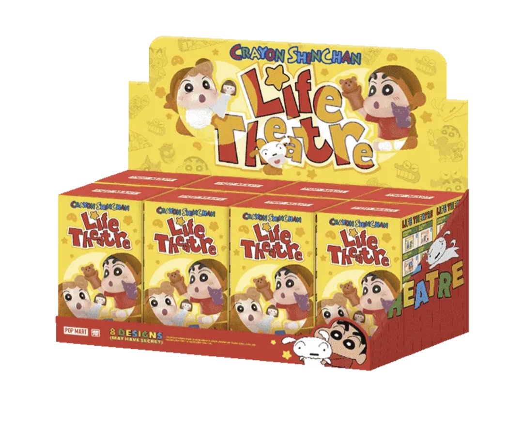 Crayon Shin chan Life Theatre Series Scene Sets Popmart Blind Box sin ...