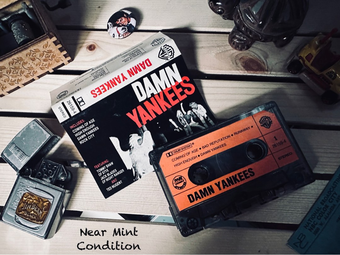 Damn Yankees Cassette Tape Original Vintage Rock Cassettes Tapes ...