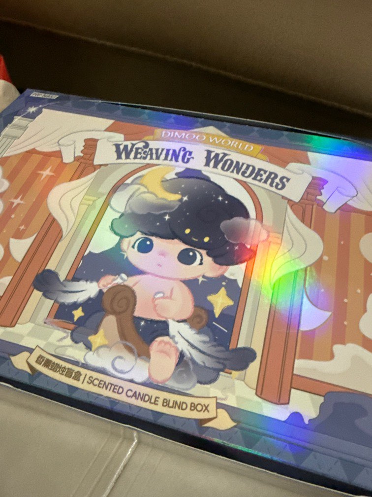 Dimoo weaving wonders scented candle, Furniture & Home Living, Home ...