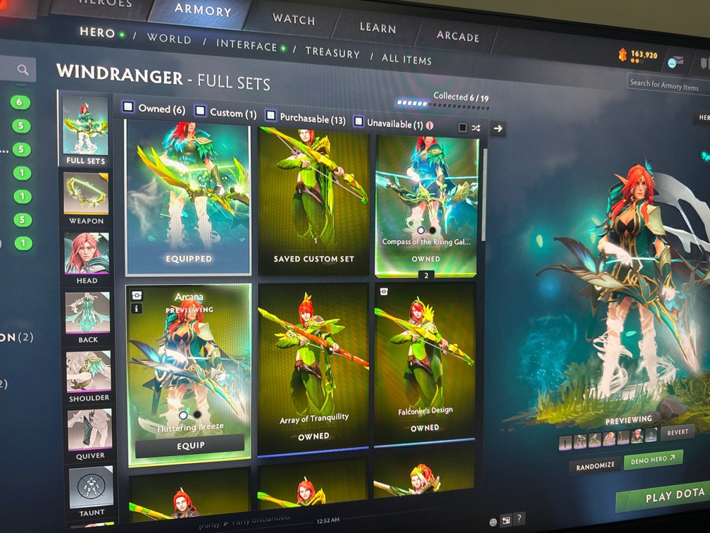 Dota 2 Wind Ranger Arcana (Fluttering Breeze), Video Gaming, Video ...