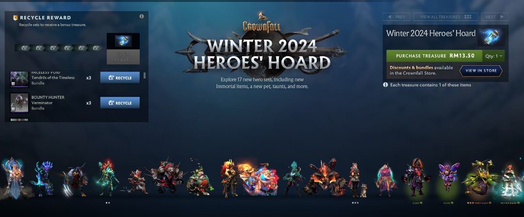 Dota 2 Winter 2024 Heroes Hoard, Video Gaming, Gaming Accessories, In ...