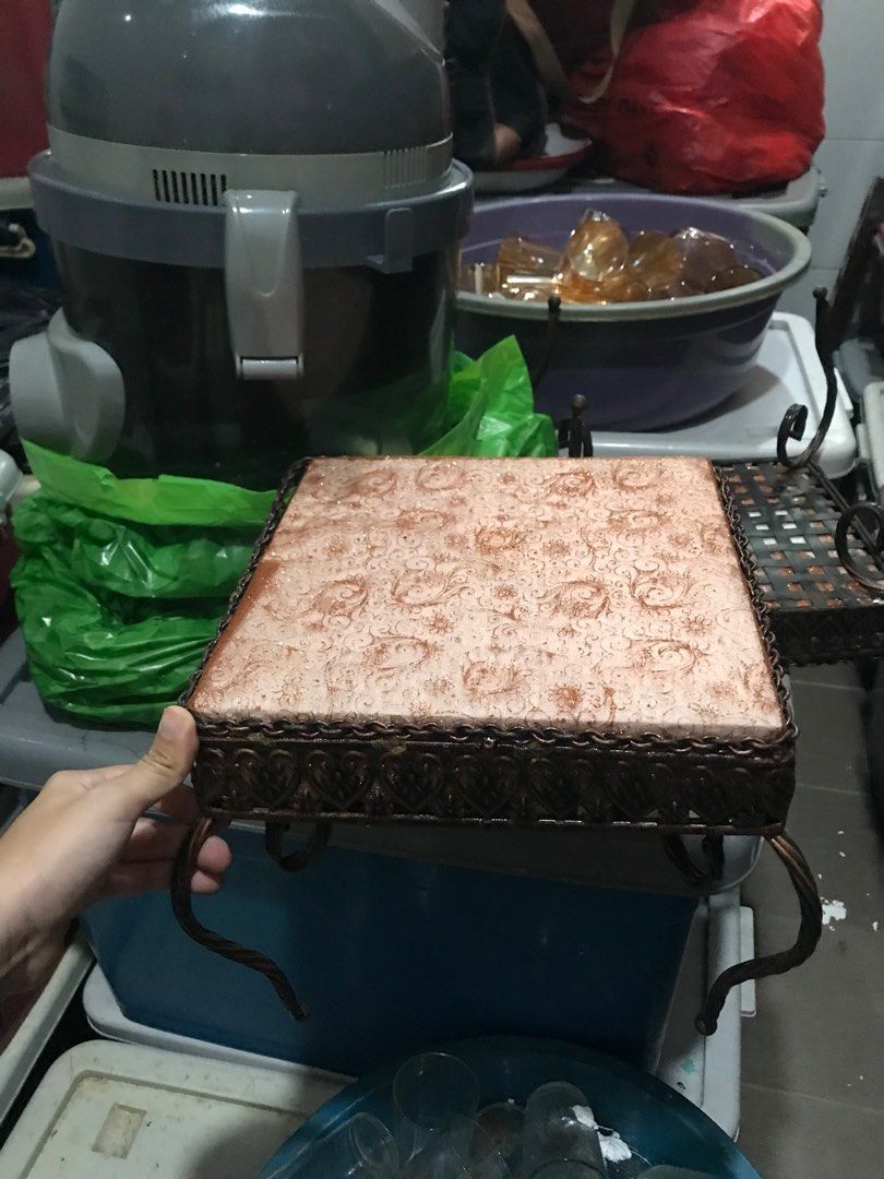 DULANG TRAY HANTARAN BESI, Furniture & Home Living, Home Decor, Other ...