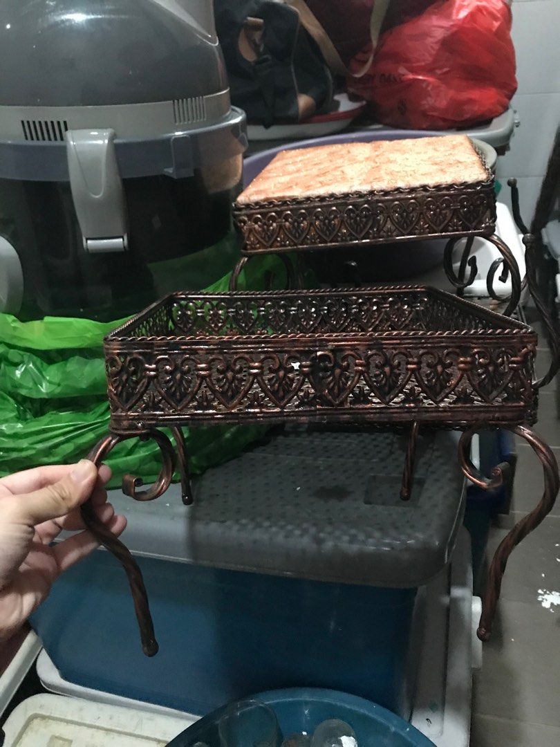 DULANG TRAY HANTARAN BESI, Furniture & Home Living, Home Decor, Other ...
