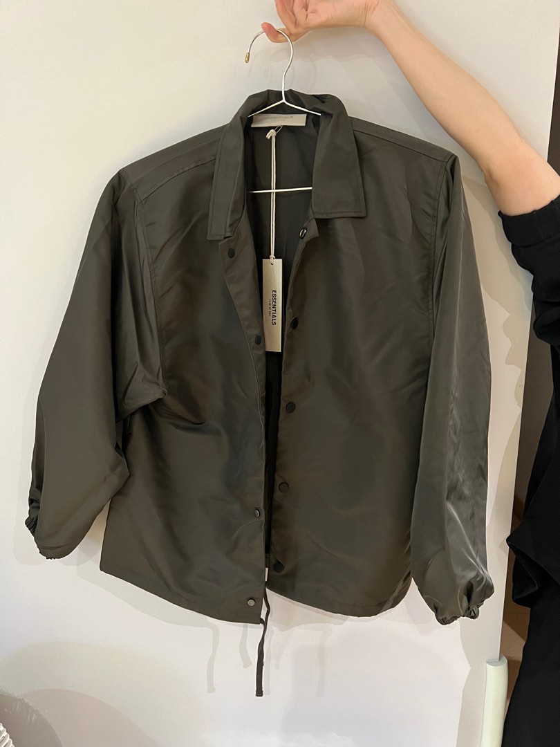 FEAR OF GOD ESSENTIALS Gray '1977' Jacket, 女裝, 外套及戶外衣服 - Carousell