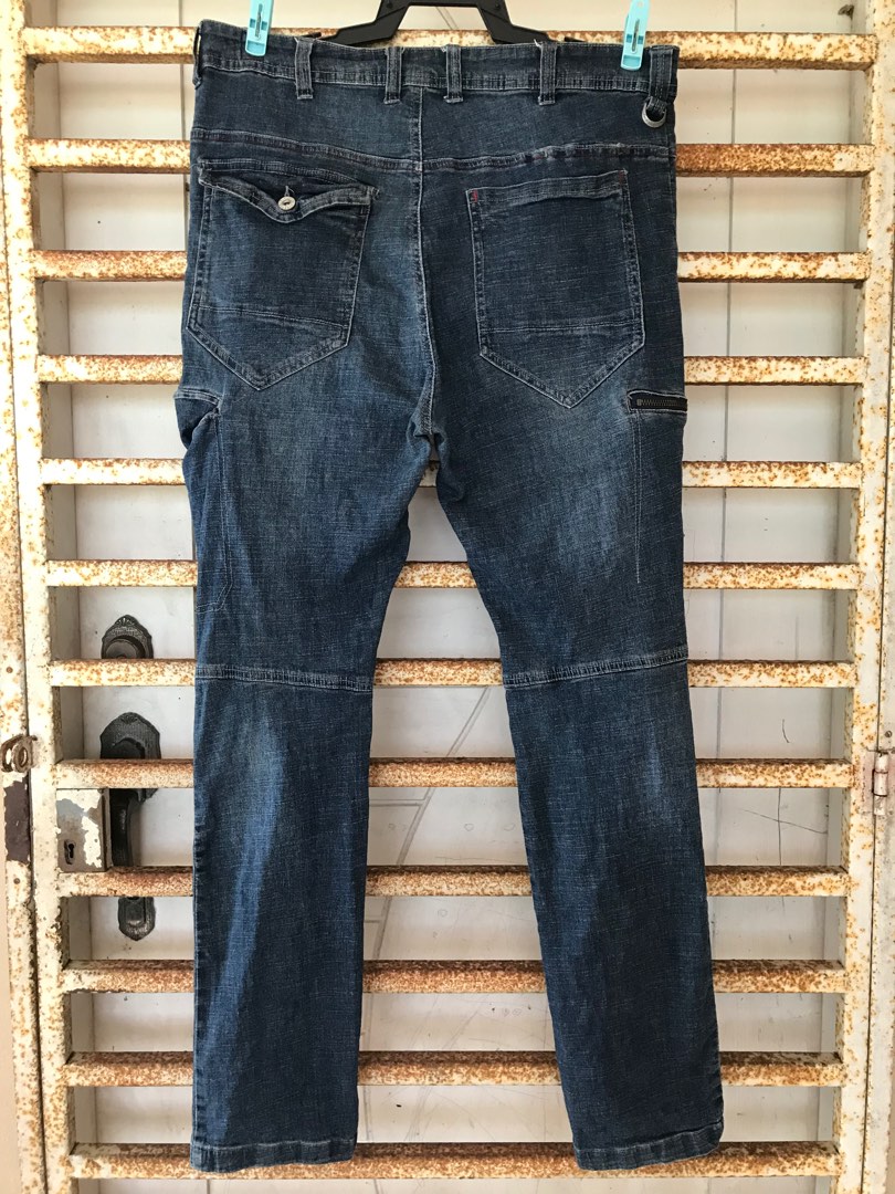 Field Core Cargo Jeans Aero Stretch Denim Slim Fit Waist 35-37 ...