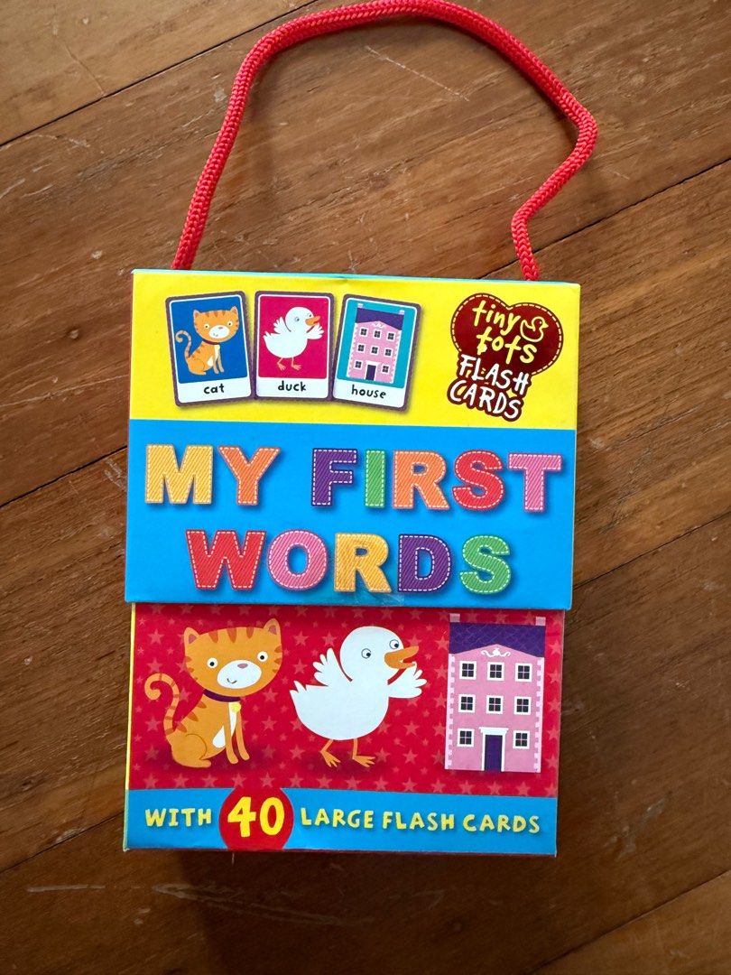 Flash cards: My First Words (set of 40) mint condition, Babies & Kids ...