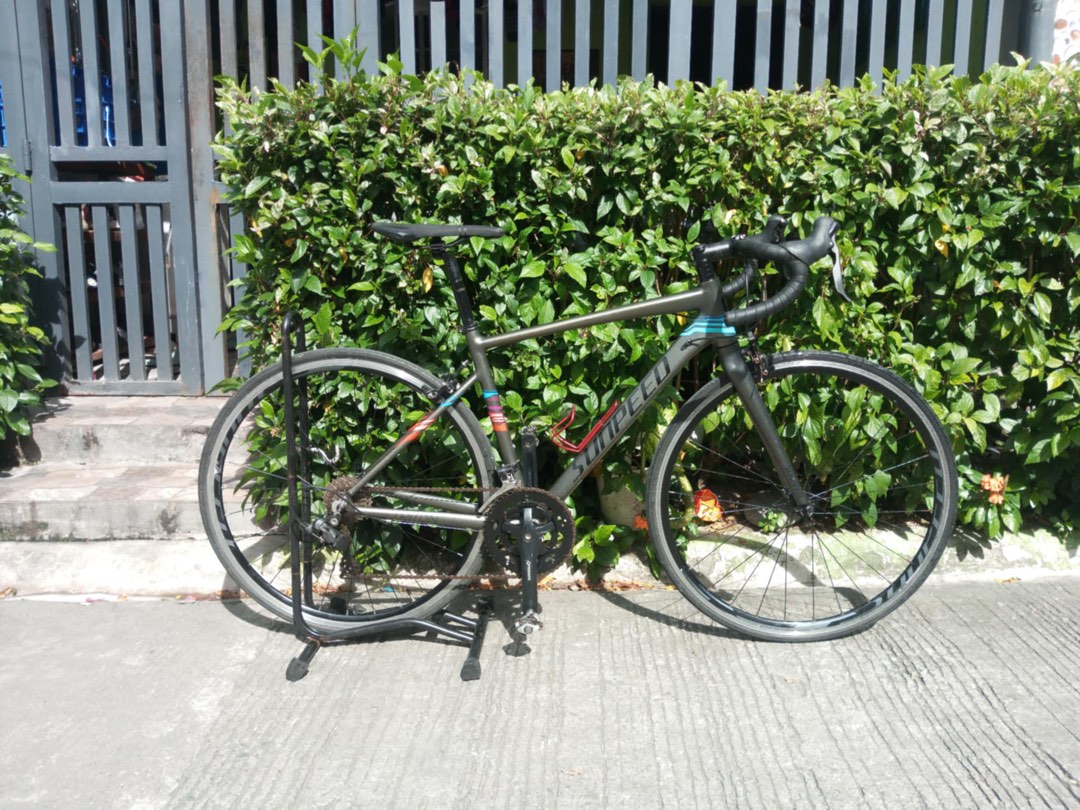FRAME - SUNPEED TRITON SIZE 47 SILVER FORK - SUNPEED TRITON 700c ...