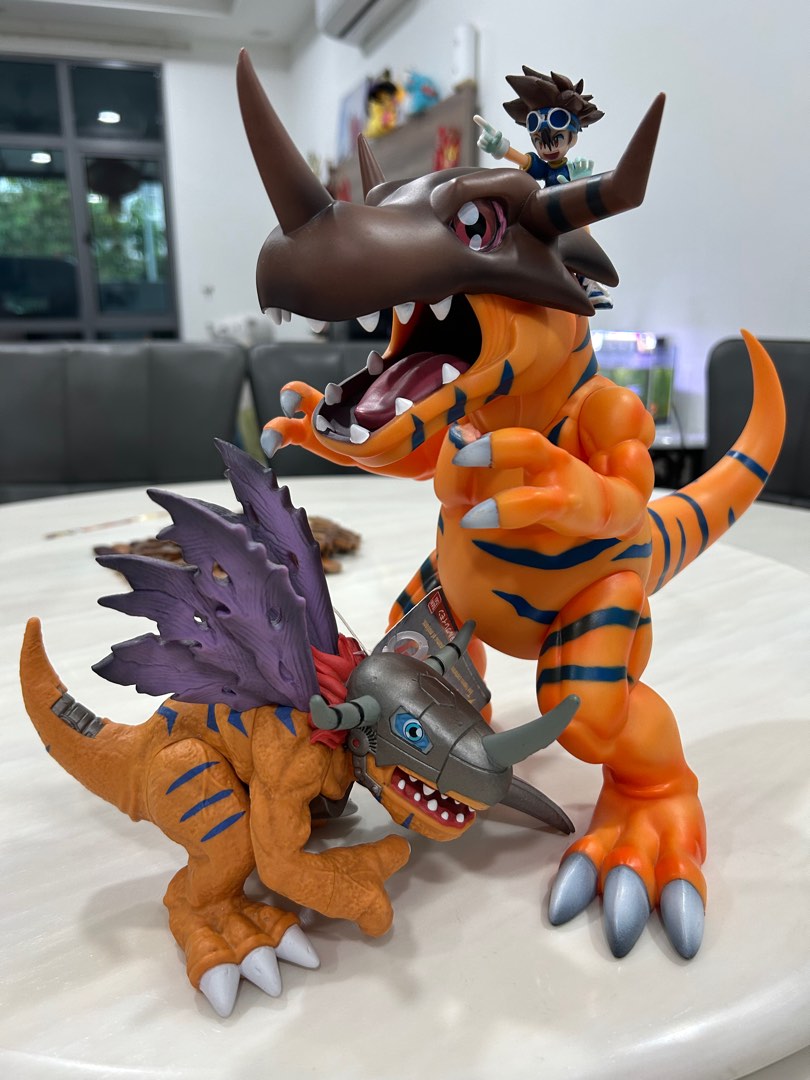 Digimon - Greymon & Metalgreymon figure, Hobbies & Toys, Toys & Games ...