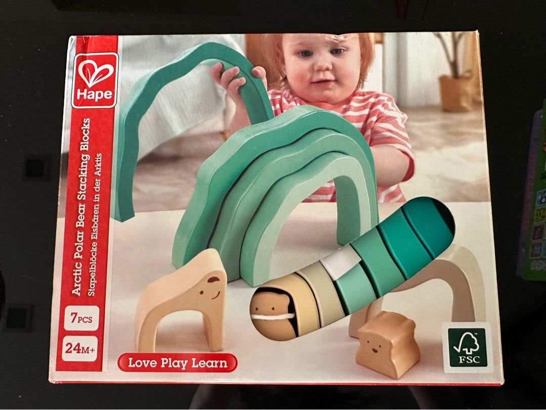Hape Arctic Polar Bear Stacking Blocks (original price RM89.90 ...