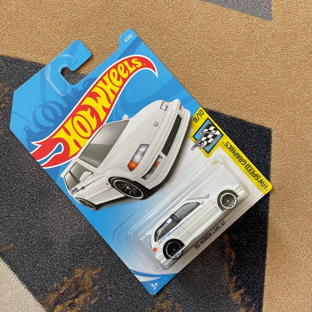 Hot Wheels Honda EF White Greddy, Hobbies & Toys, Toys & Games on Carousell