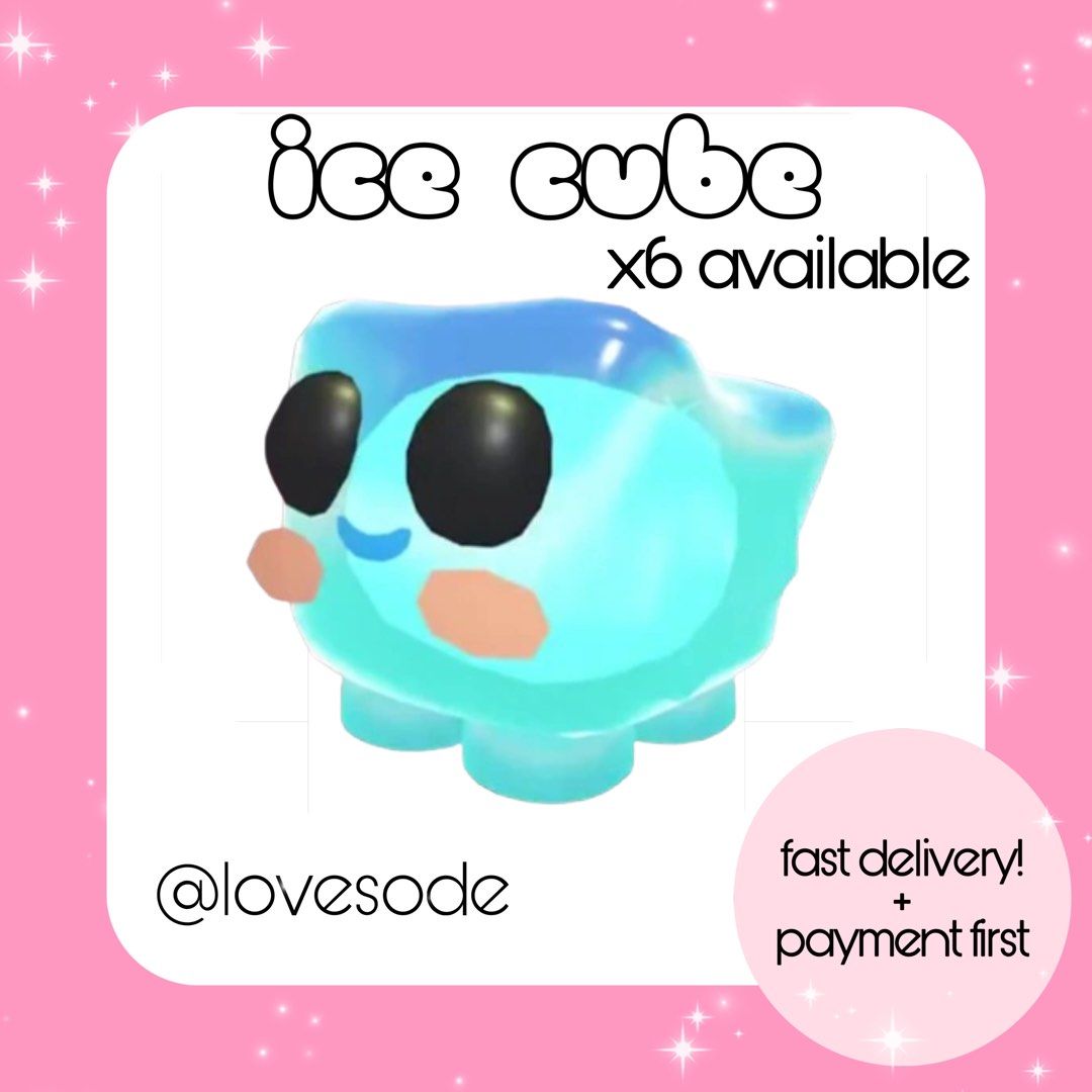 ice cube (rare) - adopt me pets HOLIDAY EVENT 2024, Video Gaming ...