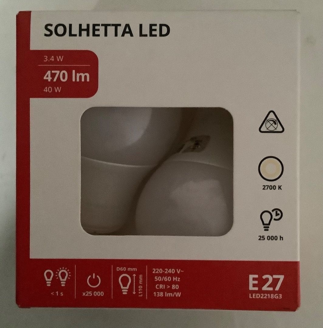 IKEA SOLHETTA E27 Light Bulb, Babies & Kids, Baby Nursery & Kids Furniture, Nursery Lighting ...
