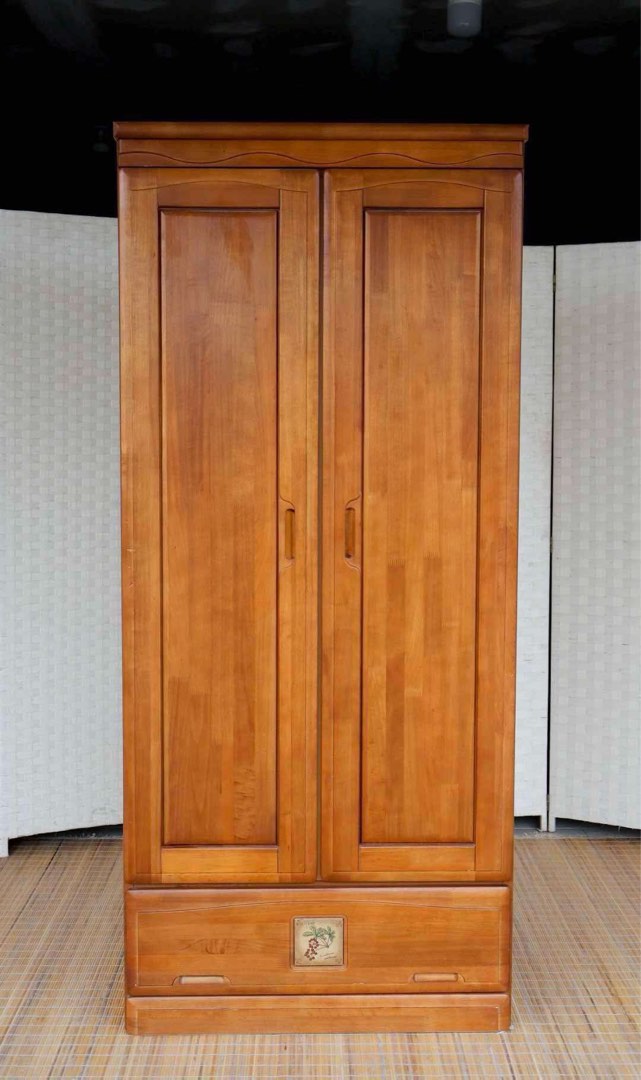 JAPAN SURPLUS FURNITURE SLIM 2 DOOR CLOSET WITH DRAWER SIZE 31.20L x ...