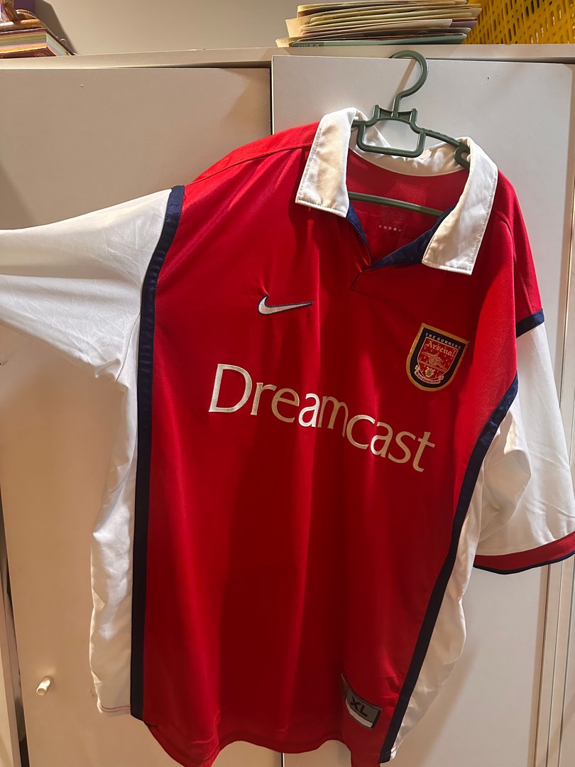 Jersi arsenal 99/00, Men's Fashion, Activewear on Carousell