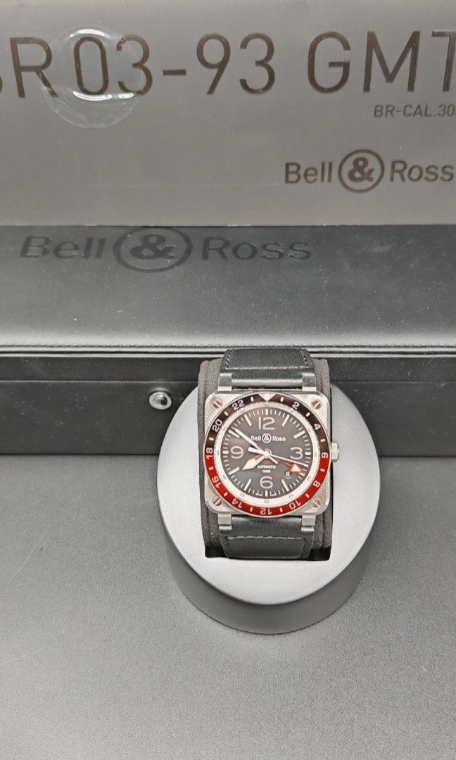 Johan BELL & ROSS Gmt Coke BR03-93 Full Set Automatic Men Watch, Luxury ...