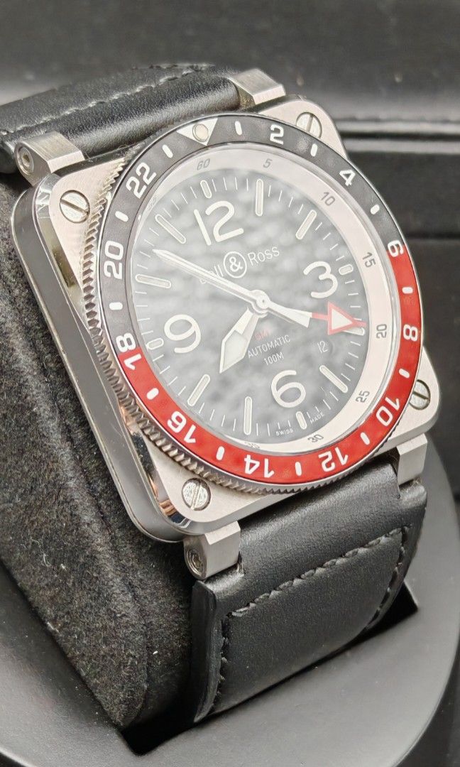 Johan BELL & ROSS Gmt Coke BR03-93 Full Set Automatic Men Watch, Luxury ...