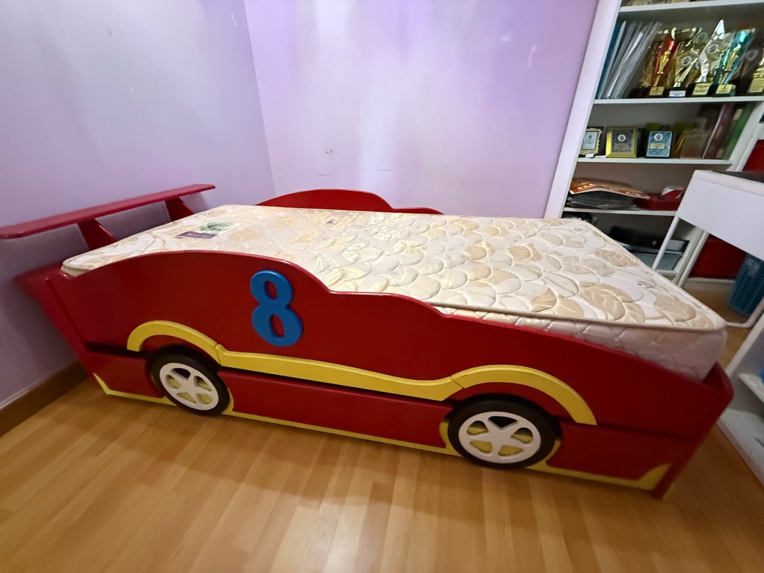 katil kereta, Furniture & Home Living, Furniture, Bed Frames ...