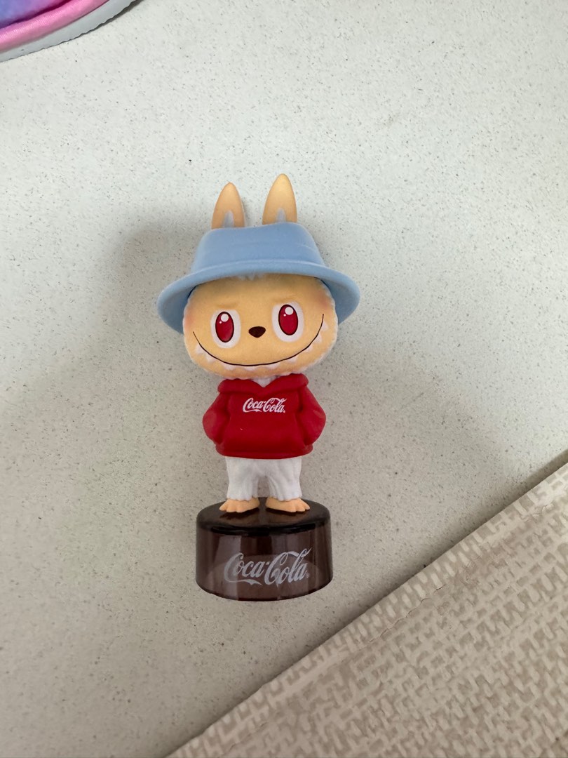 Labubu cola figurine, Hobbies & Toys, Toys & Games on Carousell