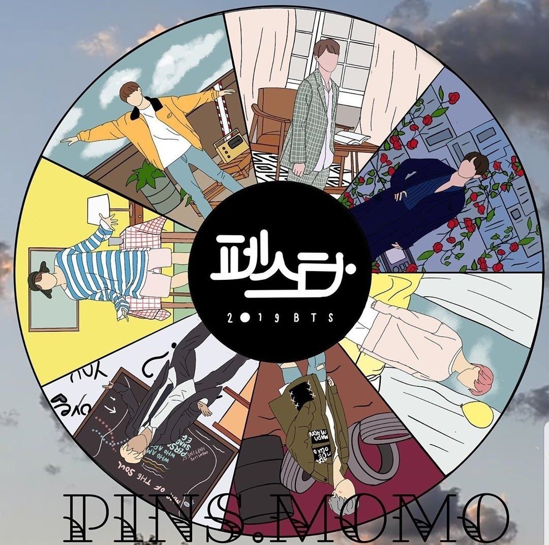 [m18 BTS MERCH] Bangtan 2019 Festa Spinning Pin (Fan-Made Goods by Pins ...