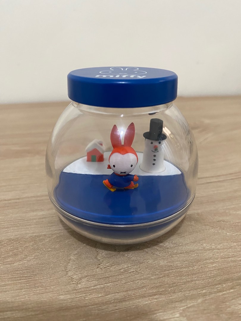 Miffy winter miniature figurine in a jar, Hobbies & Toys, Toys & Games ...