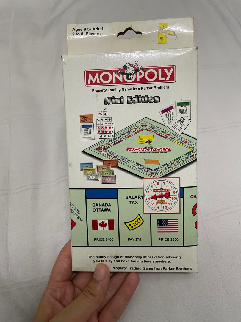 Monopoly Mini Edition Great for Travel, Hobbies & Toys, Toys & Games on ...