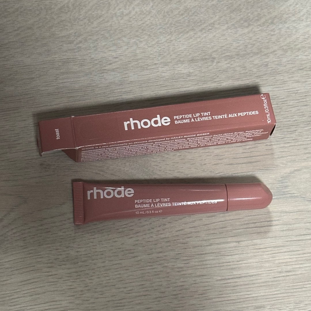 NEW Rhode Peptide Lip Tint (Toast), Beauty & Personal Care, Face ...