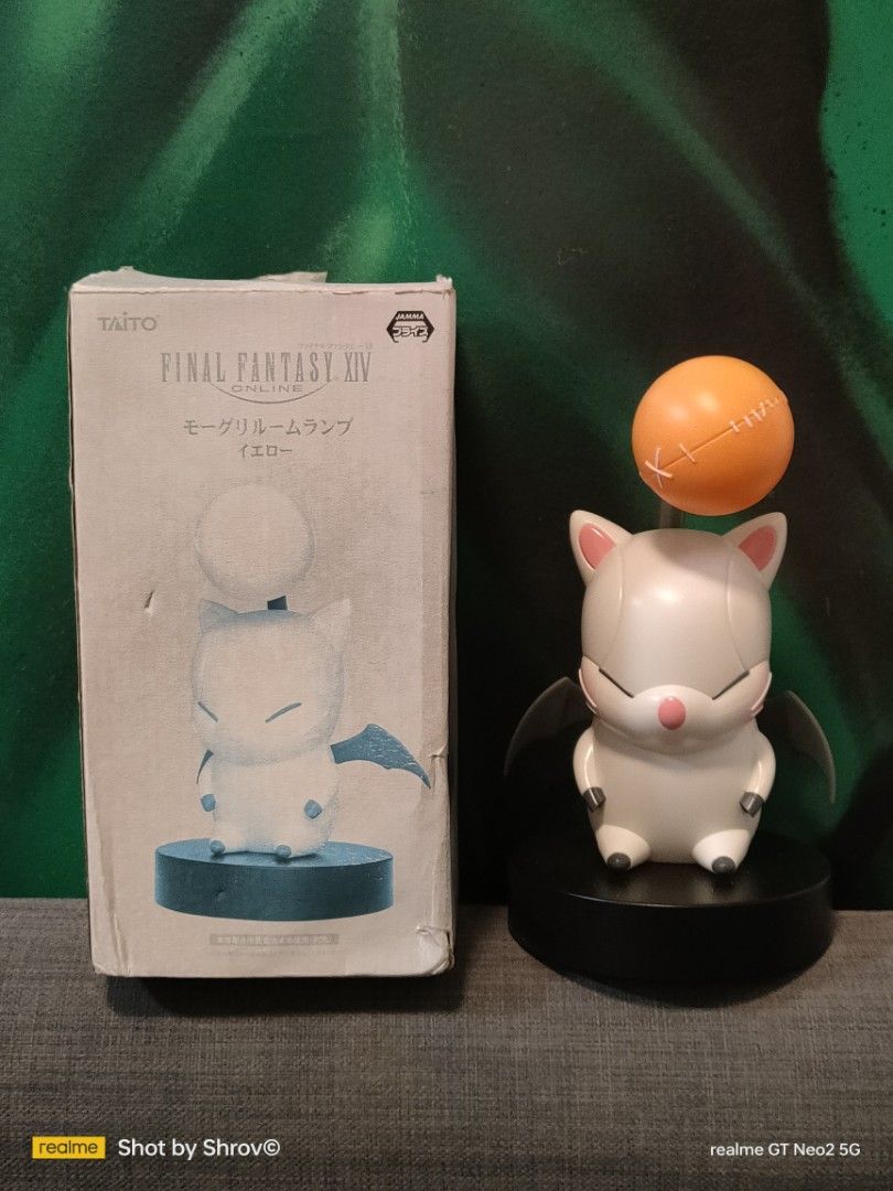 New Taito Final Fantasy XIV A Realm Moogle Figure Room Lamp Light Japan ...