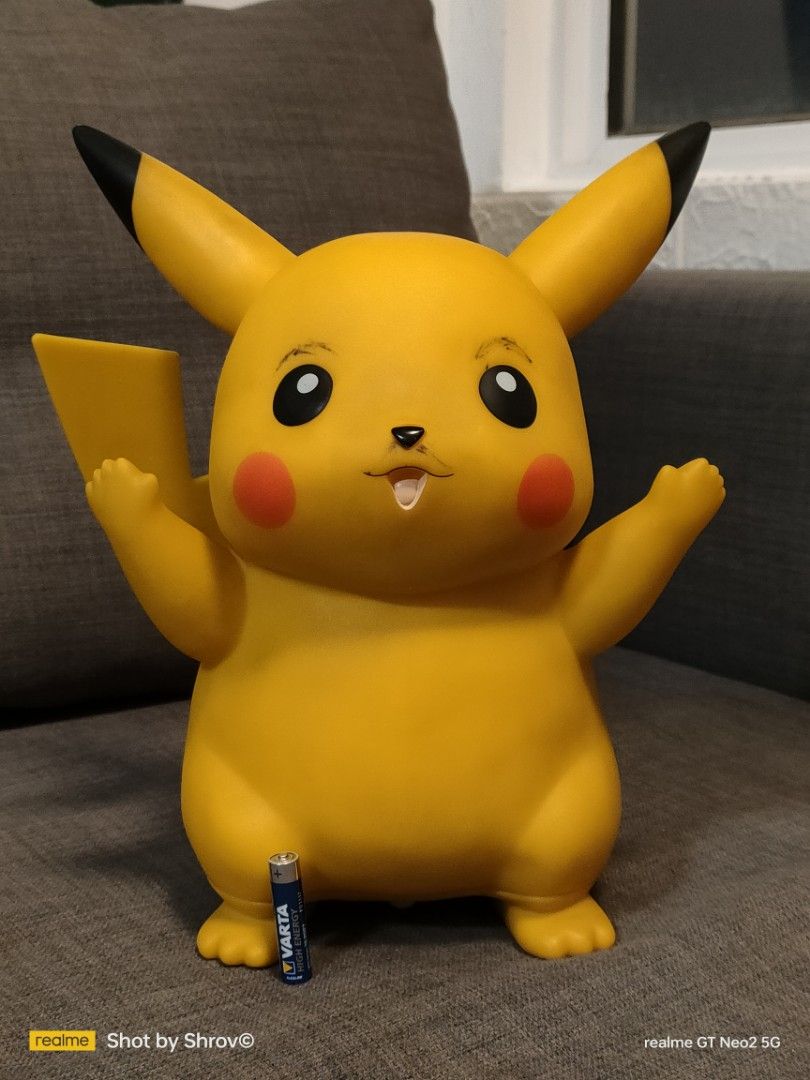 NINTENDO PIKACHU VINTAGE 1998 TALKING LIGHT PIKACHU 13INCH, Hobbies ...