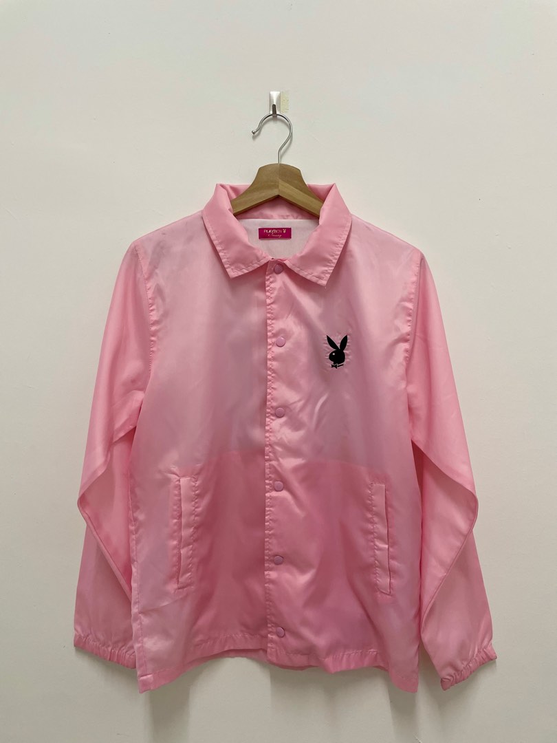 NOS Vintage Playboy Coach Jacket, Women's Fashion, Coats, Jackets and Outerwear on Carousell