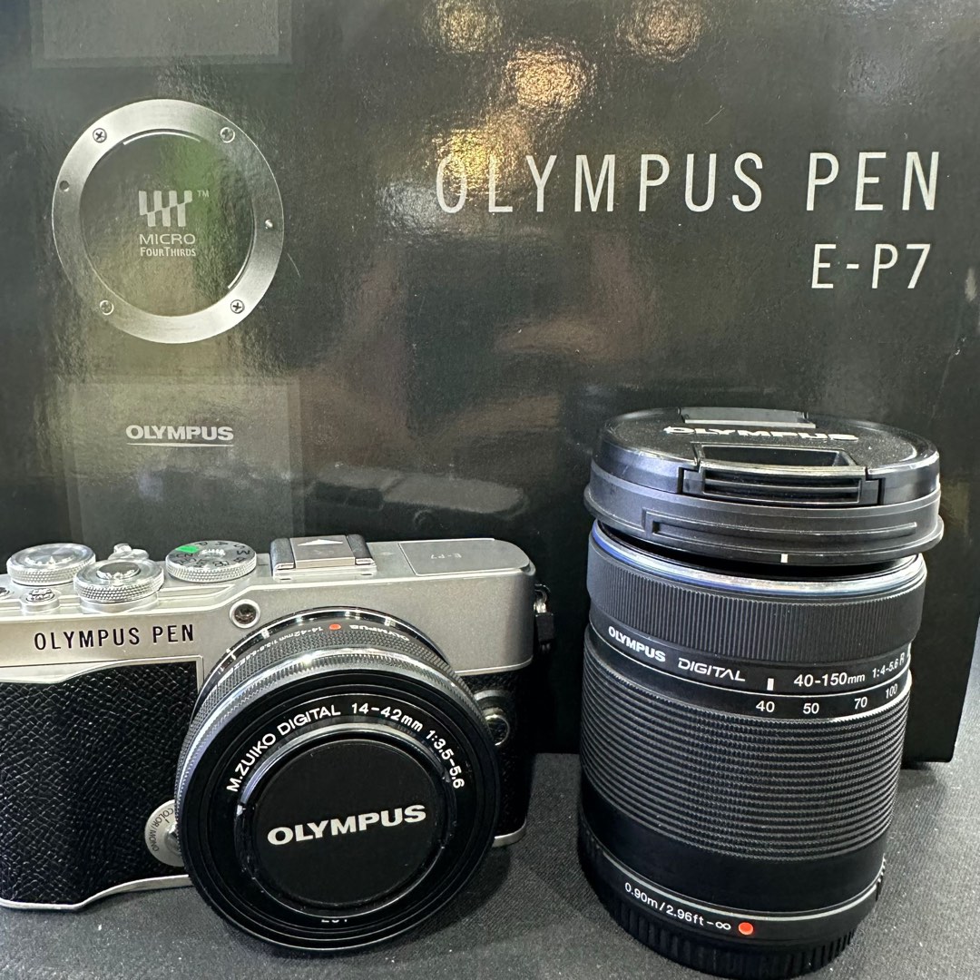 Olympus E-P7 twin kit 行保到2025年7 月 快門3000 ep7, 攝影器材, 鏡頭及裝備 - Carousell