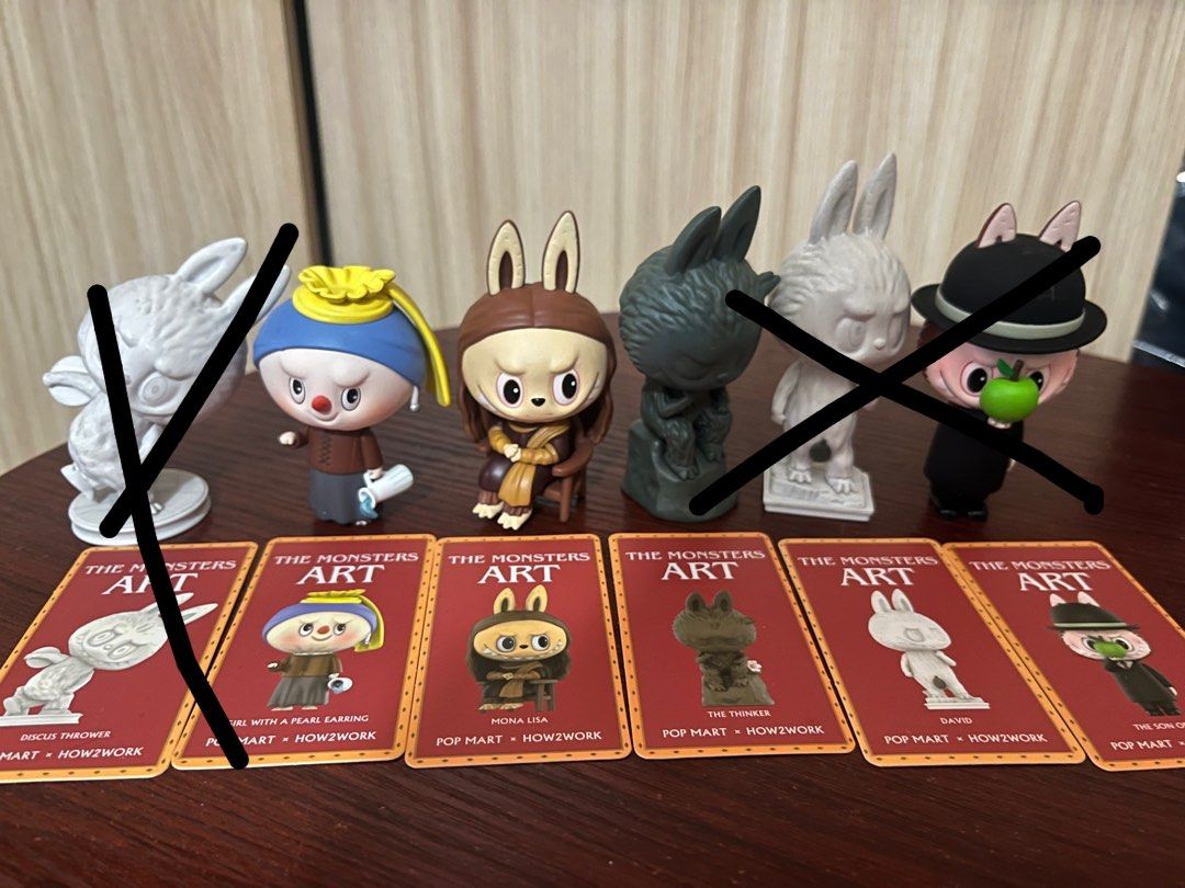 Pop mart x How2work labubu Figure, 興趣及遊戲, 玩具 & 遊戲類 - Carousell