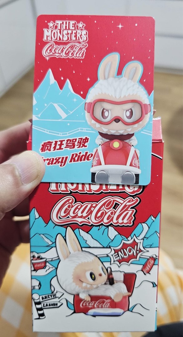 Popmart Coca Cola crazy ride Labubu, Hobbies & Toys, Toys & Games on ...