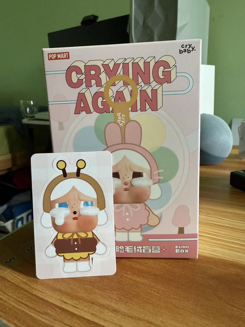 Popmart Crybaby Crying Again ( Bee ), Hobbies & Toys, Toys & Games on ...