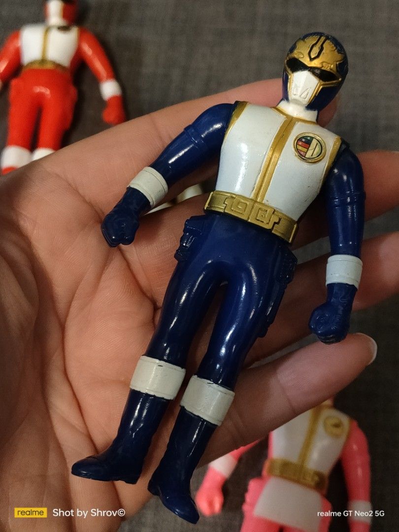 Power Rangers Gosei Sentai Dairanger Soft Vinyl Figure 5.5Inch, Hobbies ...