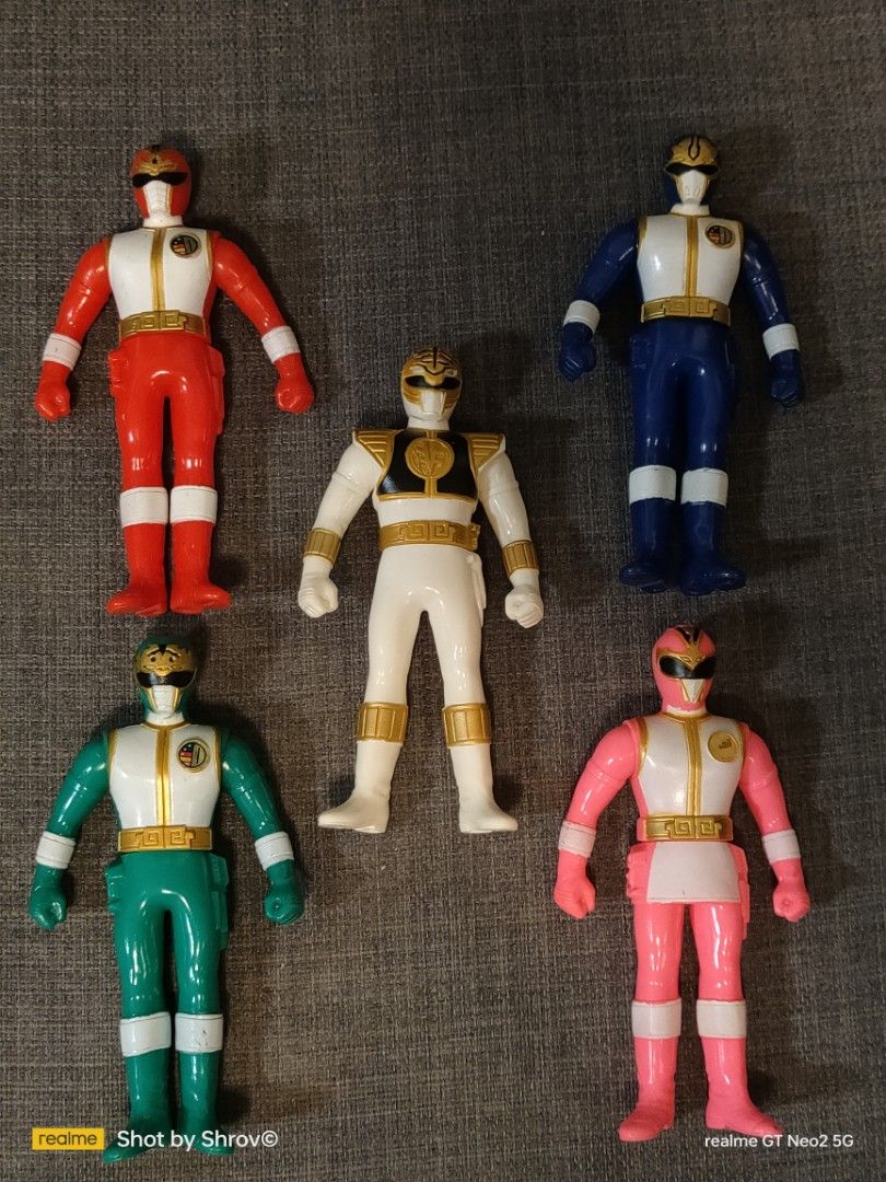 Power Rangers Gosei Sentai Dairanger Soft Vinyl Figure 5.5Inch, Hobbies ...