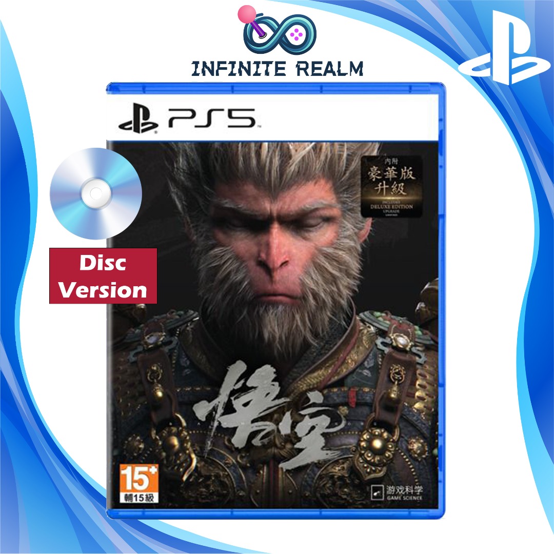 PS5 Black Myth: WuKong Deluxe Edition Disc Version, Video Gaming, Video ...