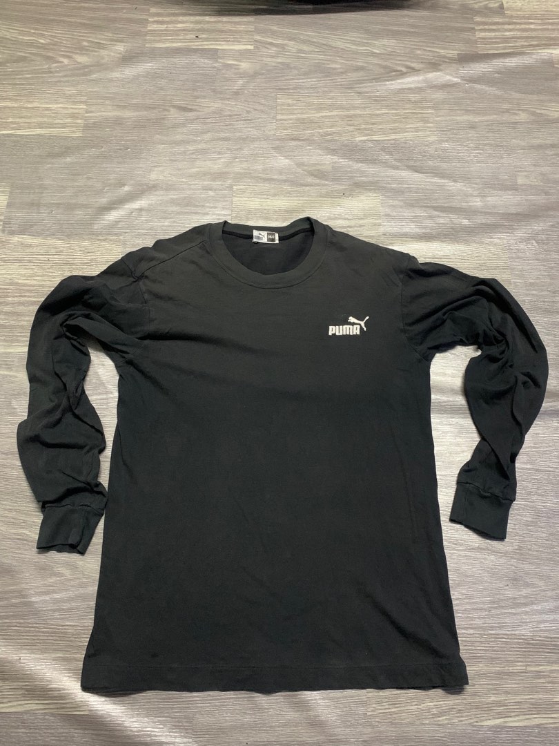 Puma Longsleeves sulam, Men's Fashion, Activewear on Carousell