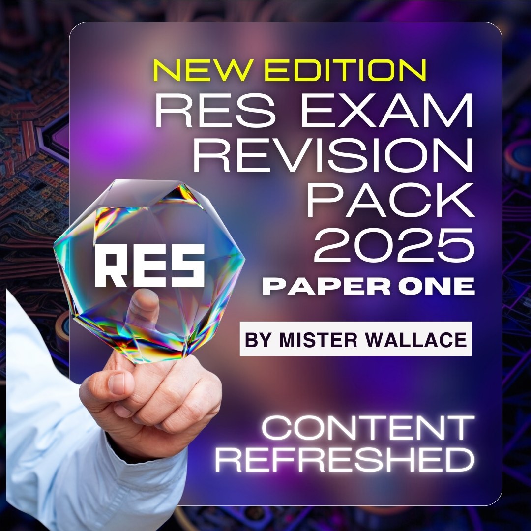 RES Exam 2025, PAPER 1 REVISION PACK, Incl. RES NOTES, RES Exam ...