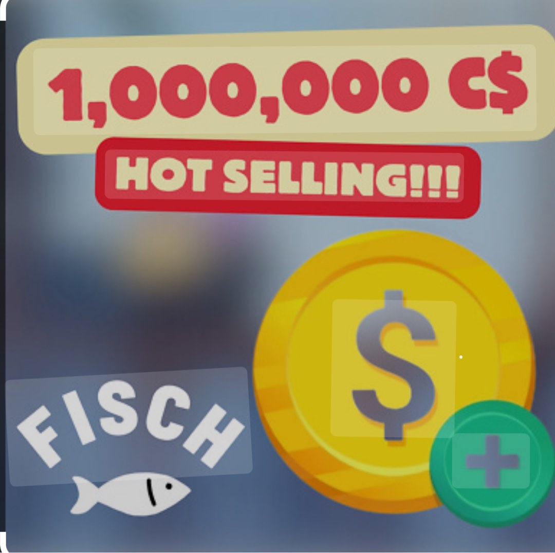 Roblox fisch coins rm3=1mil coins, Video Gaming, Gaming Accessories, In ...