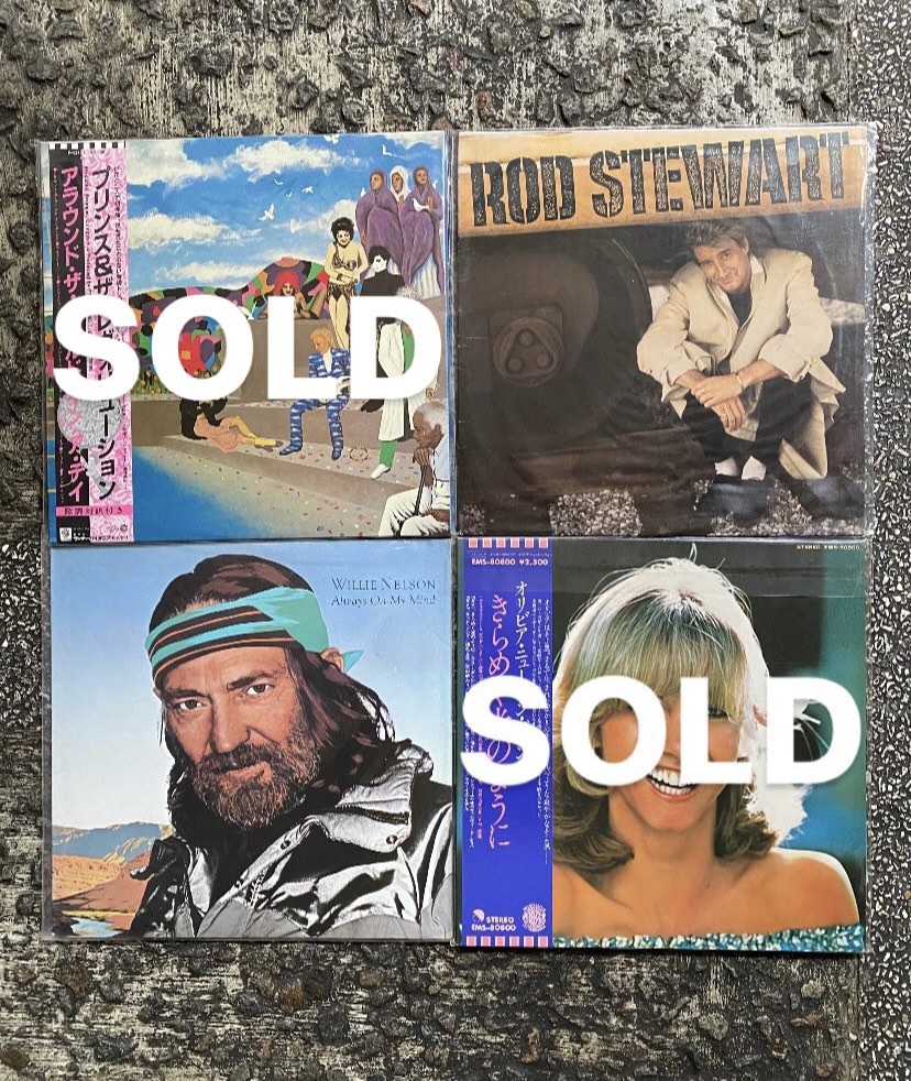Rod Stewart & Willie Nelson Vinyls, Hobbies & Toys, Music & Media ...
