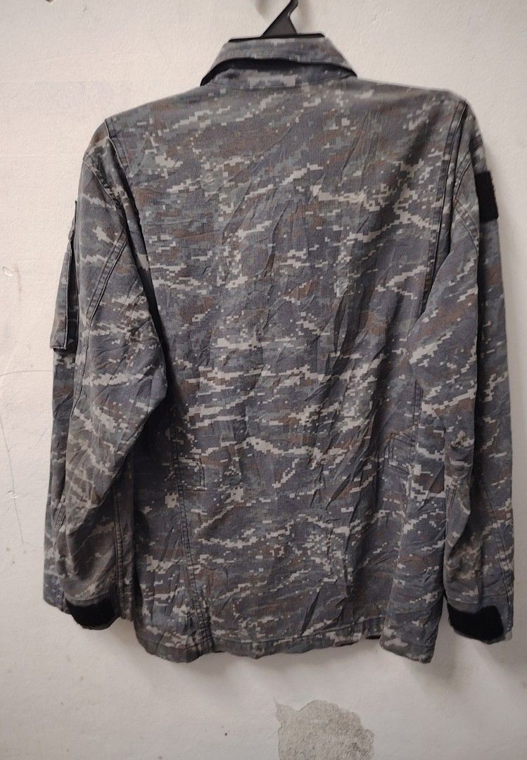 Rok navy digital army staff sergeant/sarjan uniform, Men's Fashion ...