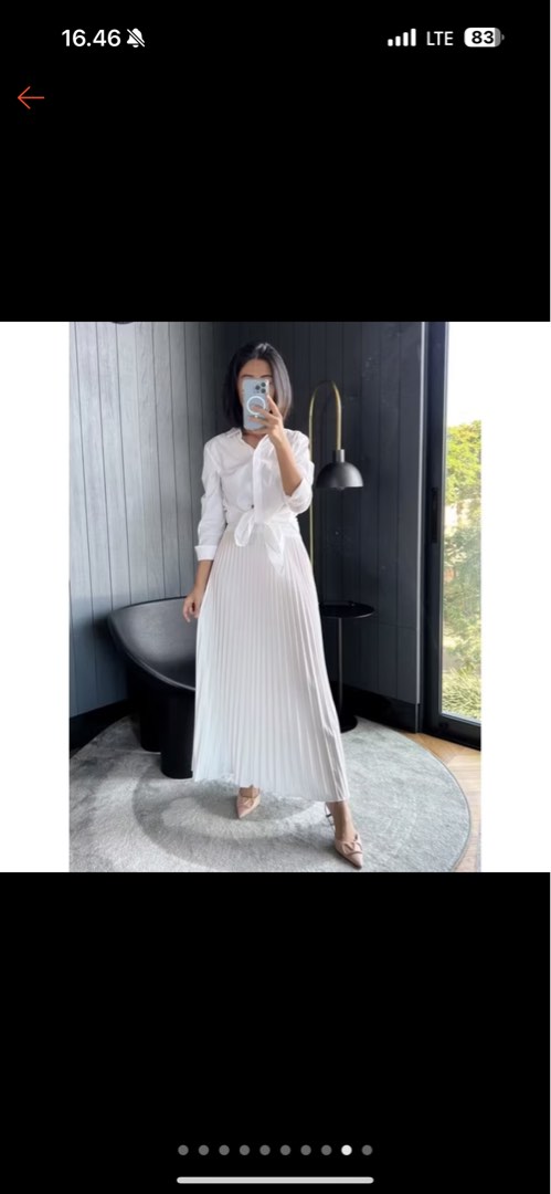 Rok Plisket white not sandro avgal sevrel maryalle duma tangan official ...