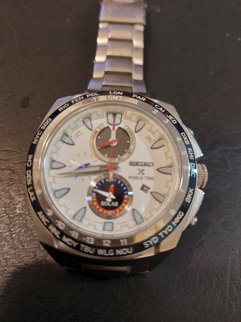 Seiko Solar Chronograph SSC485P1, Men's Fashion, Watches & Accessories ...