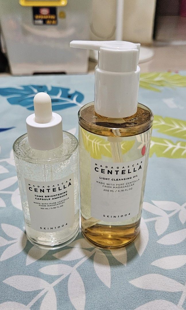 SKIN1004 ORIGINAL (CLEANSING OIL, MOIST TONER SERUM = UTK PORI2 BESAR ...