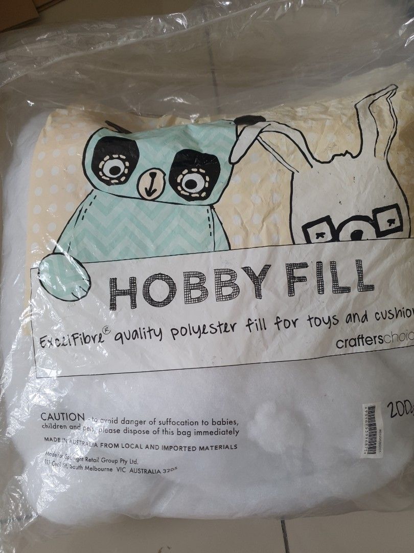 Soft toy craft filler fyberfill filling, Hobbies & Toys, Stationery ...