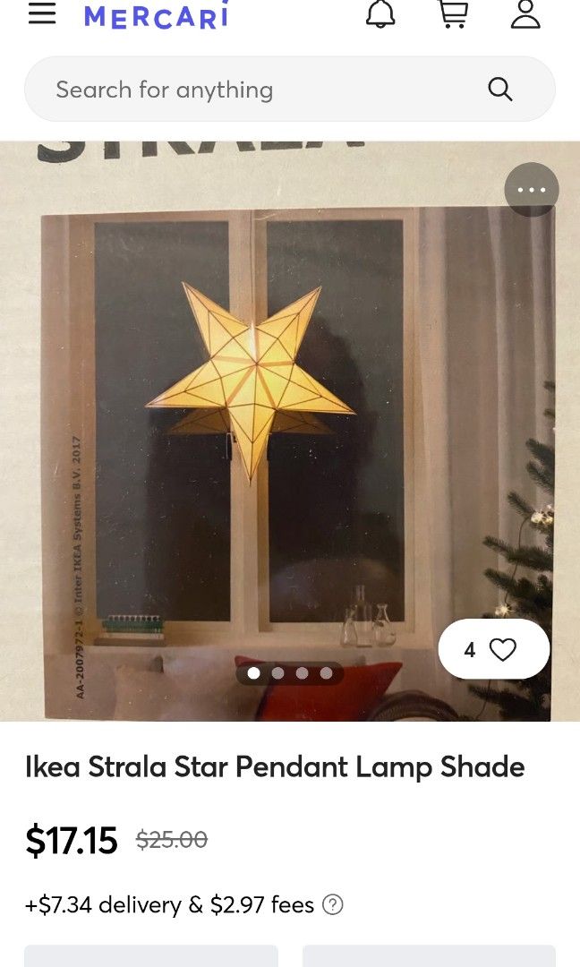 Ikea Strala star (red barn/black barn )(template)pls contact me to have ...