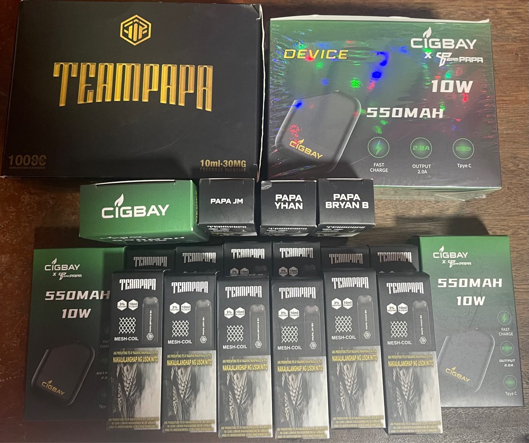 Team Papa - Cigbay 8k, Mobile Phones & Gadgets, Other Gadgets on Carousell
