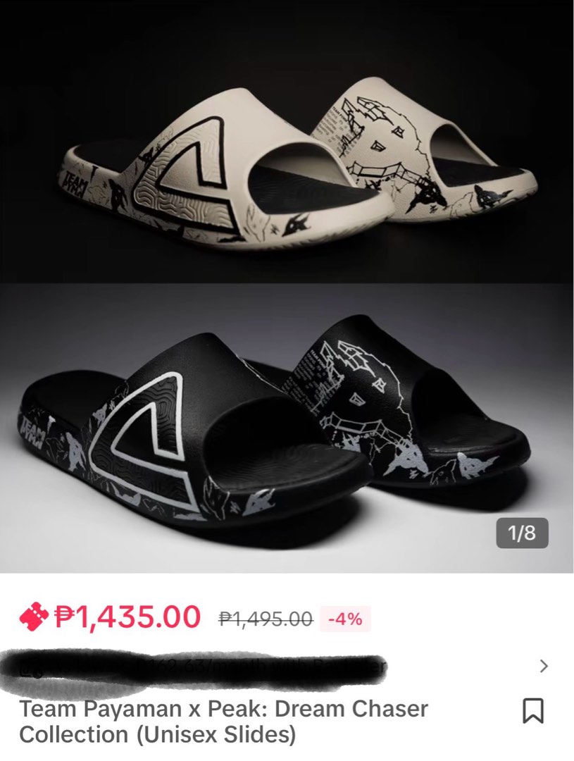 Team Payaman x Peak Dream Chaser Collection (Unisex Slides), Men's Fashion, Footwear, Slippers ...