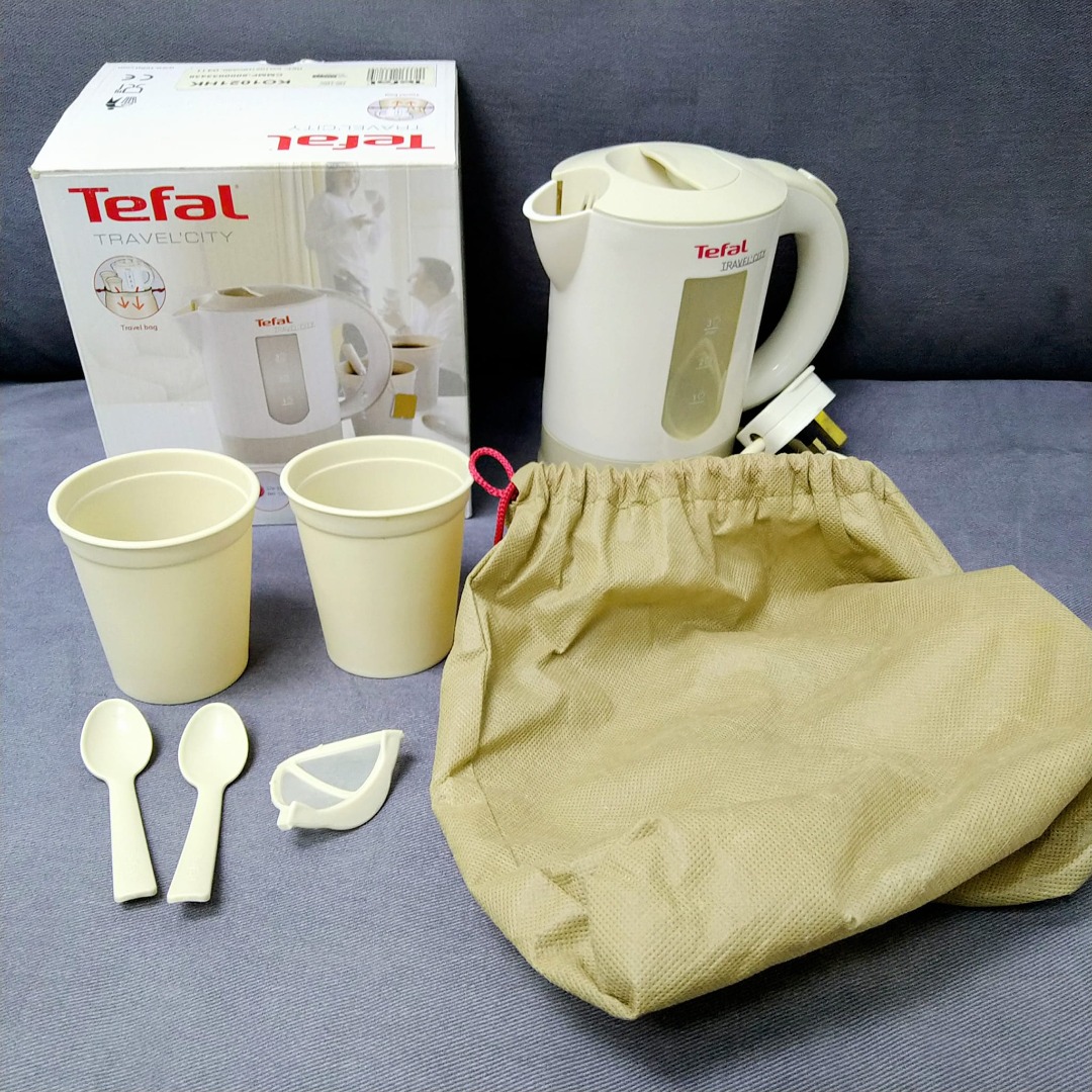 Tefal Travel City Portable Compact Travel Dual Vottage Kettle (0.5 ...