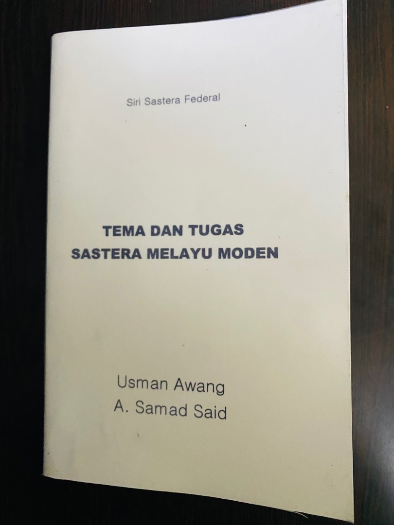 Tema dan Tugas Sastera Melayu Moden, Usman Awang & A. Samad Said , Hobbies & Toys, Books ...